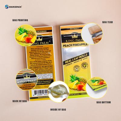 Китай Customized Cigar Mylar Bags Moisture-proof Food Grade with UV Protection with zipper продается