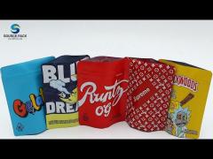 Child Resistant Custom Mylar Weed Packaging 3.5g Weed Packaging Bags