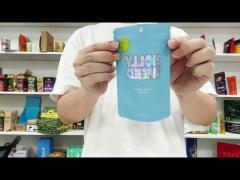 UV Protective Weed Packaging Custom Holographic Mylar Bags with Odour Control