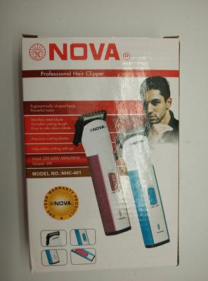 China NHC-401 Rechargeable Professional Hair Clipper NOVA Hair Trimmer Cordless Mens Hair Clippers for sale
