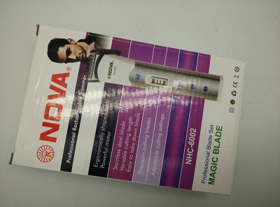 China NHC-6002 Mini Rechargeable Professional Hair Clipper NOVA Hair Trimmer for sale