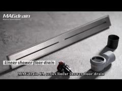 Deodorant Stainless Steel Floor Drain For Swimming Pool Customized Size