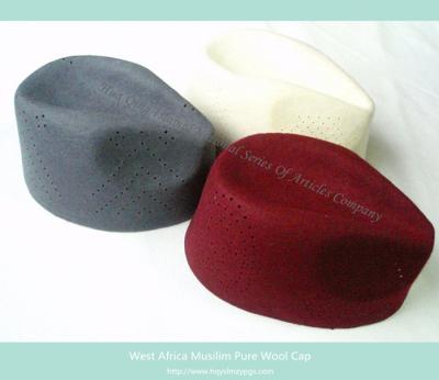 China Africa muslim wool cap for sale