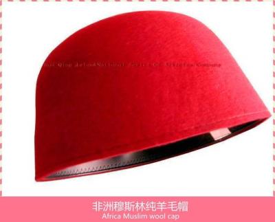 China North Africa muslim pure wool cap for sale