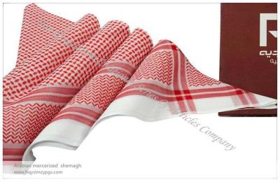 China Arabian  mercerized-cotton scarf  / Arabian mercerized jacquard shemagh / Size:52inch---62inch for sale