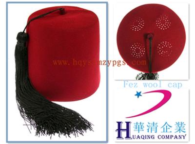 China Fez wool cap / Turkish Wool Cap / Turkish Cap / Fez cap / Size: 55#,56#,57#,58#,59#,60#,61#,62# for sale