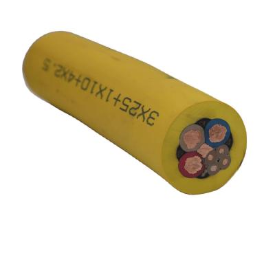 China Flexible Mining Cable with 90°C Working Temperature 30A Rated Current and Wear Resistance for Underground Coal Mining for sale