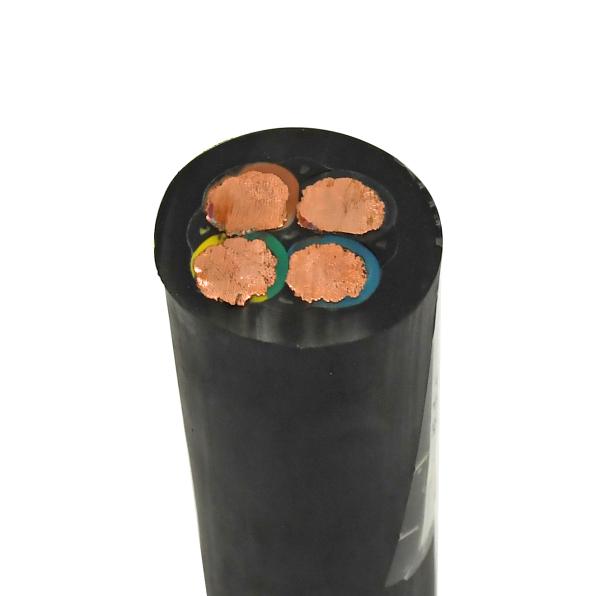 Quality Rubber Jacket Submersible Pump Wire Cable 1.5mm-6mm 3 Cores Low Voltage for sale