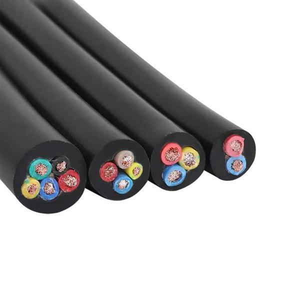 Quality Submersible Power Cable 2 3 4 5 6 Core 0.75MM 1.5MM 2.5 MM Submersible Cable for sale