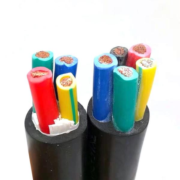 Quality Durable H07RN-F Rubber Flexible Cable CPE Jacket Single Core To 5 Core Rubber for sale