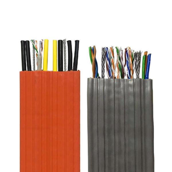 Quality 1mm - 50mm Industrial Elevator Traveling Cable Flat Rubber Cable Low Voltage for sale