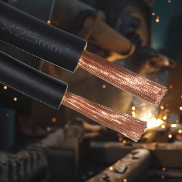 Quality Aging Resistance Rubber Welding Cable With Stranded Copper Conductor for sale
