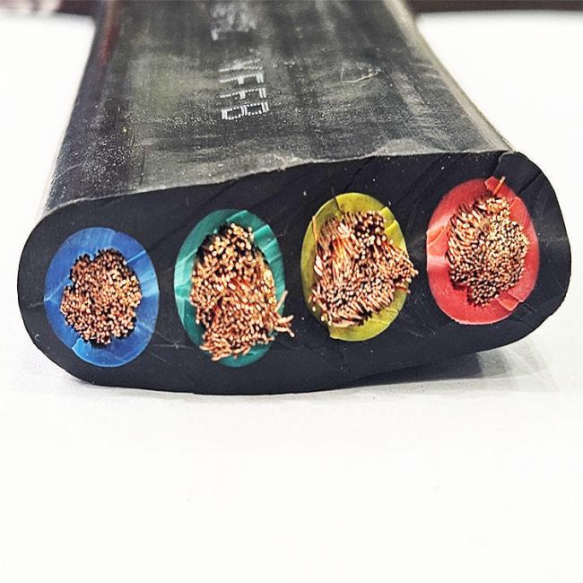 Flat rubber cable product photo
