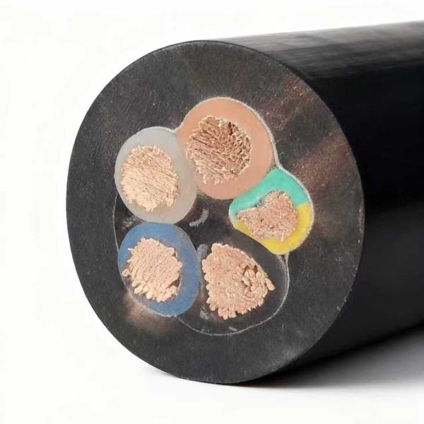 Quality 450/750V Copper Core Rubber Submersible Cable EPDM Insulation High Tensile Strength for sale