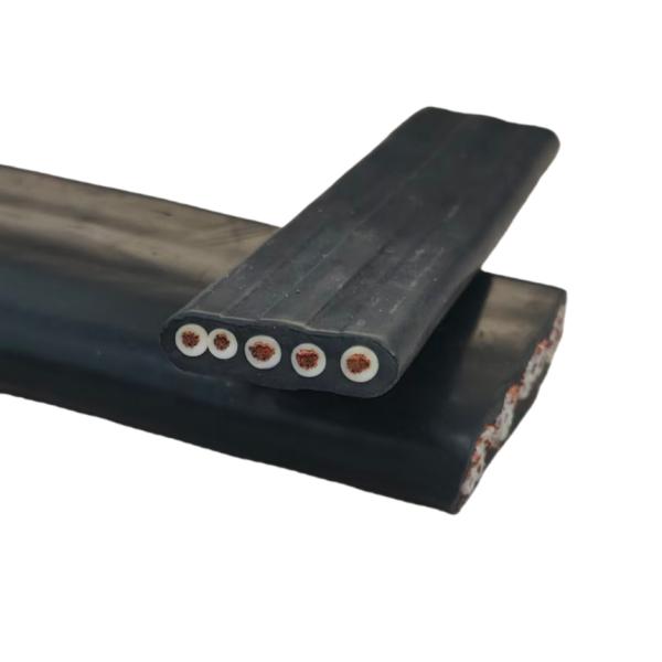 Quality 450/750V Copper Conductor Rubber Insulated Flat Lift Cable for Elevators and for sale