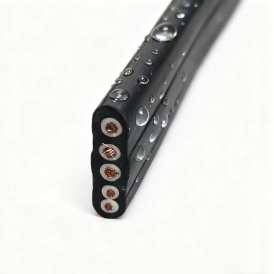 China 450/750V Flat Rubber Cable with EPR Insulation for Industrial Use in Lifting and Mobile Equipment for sale