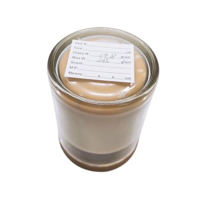 China Customized Glass Candle Jars Cork Lids Sealing Storage 265 Gram Te koop