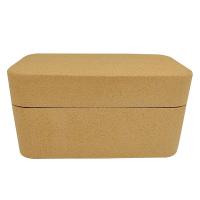 China Natural Cork Storage Box 241x141x120mm Eco-Friendly Durable Container for Home Office Organization for sale