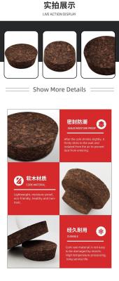 China Dark Carbonized Tapered Cork Stoppers Bottle Cork Lids Tops Good Elasticity zu verkaufen