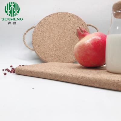 Cina Eco-Friendly Wood Coasters Mats Home Hot Pot Cork Placemats in vendita