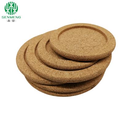 China Custom Ceramic Pot Holder Anti-Slip Promotion Gift Cork Placemats à venda