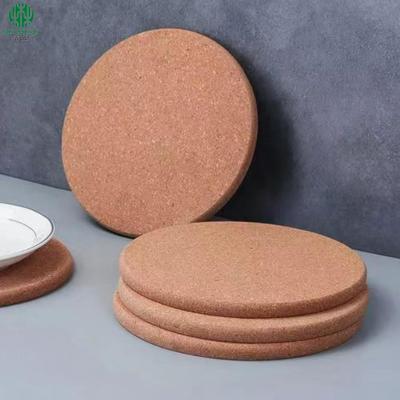 Cina Thick Cork Placemats for Hot Pans Table, Non Slip Durable Cork Placemats For Hot Dishes in vendita