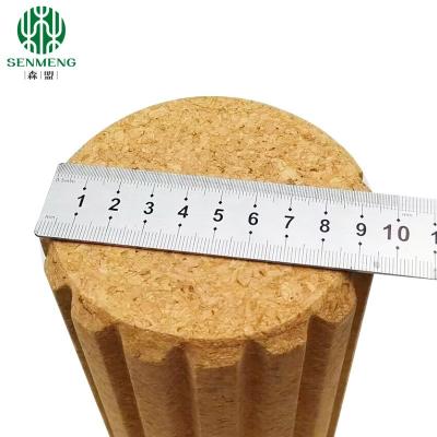 Cina High Density Natural Release Fitness Exercising Cork Yoga Massage Roller in vendita