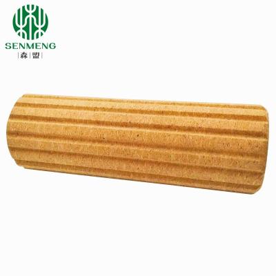 Cina High Density Natural Release Fitness Exercising Cork Yoga Massage Roller in vendita