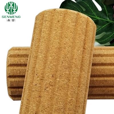 Cina High Density Natural Release Fitness Exercising Cork Yoga Massage Roller in vendita