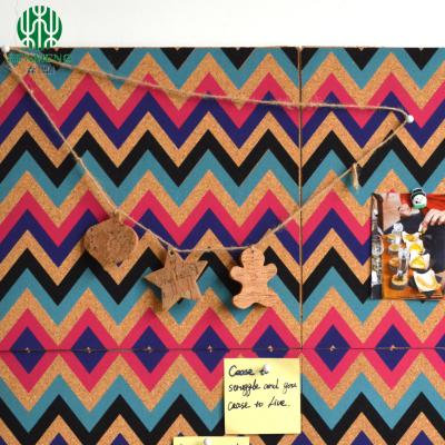 Cina Wholesale Wall Decorative in Office and School Colorful Message Notice Cork Board in vendita