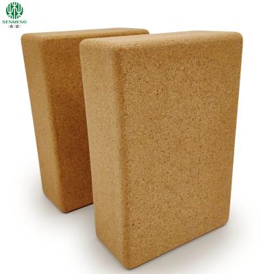 China Eco-Friendly Natural Non-Slip Wholesale Cork Yoga Blocks Te koop
