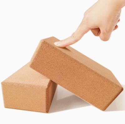 China Eco-Friendly Natural Non-Slip Wholesale Cork Yoga Blocks Te koop