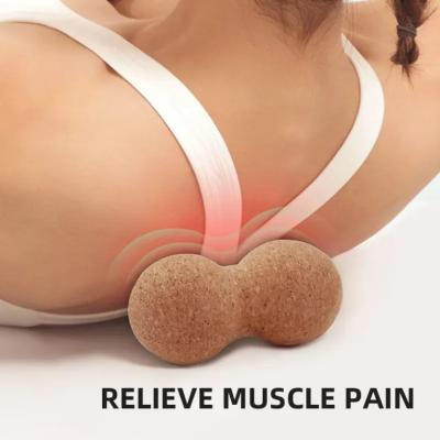 Cina Sustainable  Eco Yoga Ball Massage Stress Release Non Toxic Cork Yoga Ball in vendita