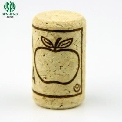 Cina Natural Eco-Friendly Wholesale Custom Logo Reusable Wine Cork Stopper in vendita
