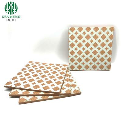 China Wholesale Custom Square Natural Hot Dishes Cork Placemats for sale