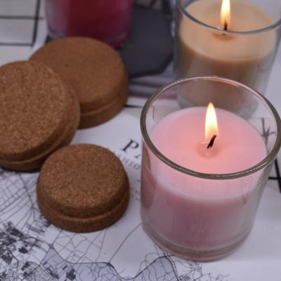 China Premium Quality OEM  Glass Candle Jar Cork Stopper Tightly Airtightness for sale
