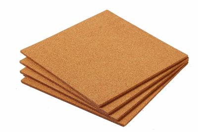 China FSC Custom Cork Board 4 Pack Self Adhesive Cork Tiles Eco Friendly for sale