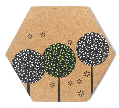China DIY Hexagon Bulletin Board Tiles Adhesive for sale