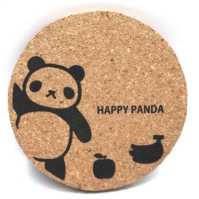 China Círculo Cork Coaster For Crafts Dia do copo de Multiuse 4in densamente 0.25in à venda