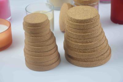 Cina Porta-candela impermeabile Cork Lid di Eco 2.5*2.2*0.8in in vendita