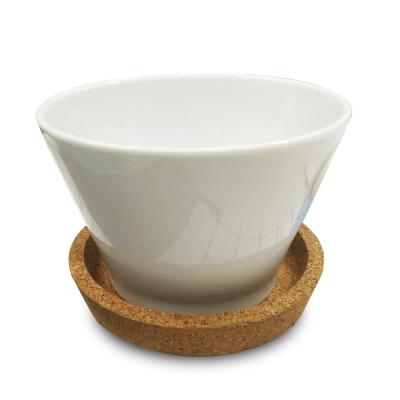 Cina La tazza di caffè naturale di Cork Cup Holder Coasters Bottom riscalda isolato in vendita