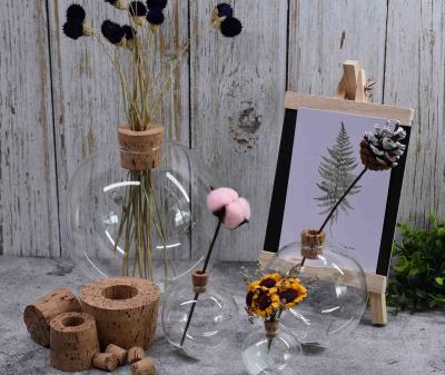 Cina LFGB 5000pcs Cork Bottle Stopper Lids Tasteless naturale per il vaso di vetro in vendita