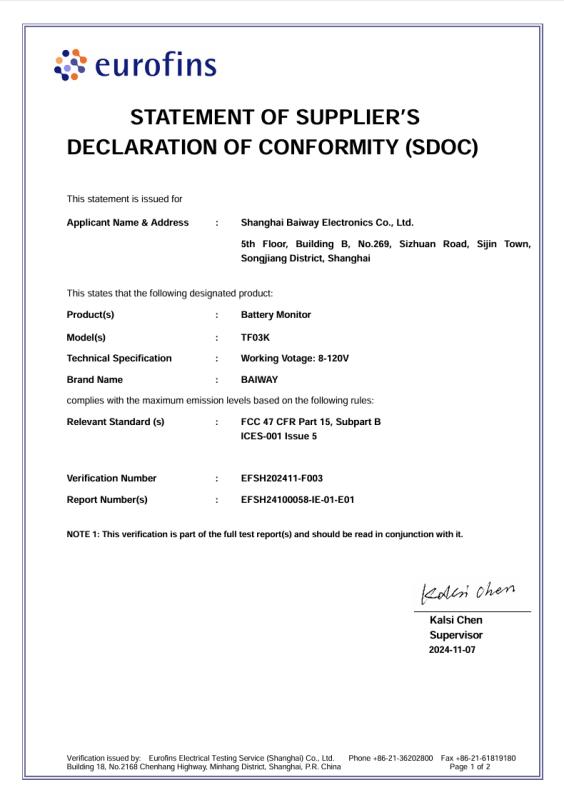 FCC - Shanghai Capdisp Technology Co., Ltd.