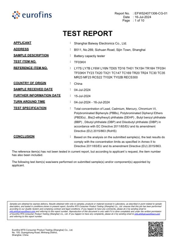 RoHS - Shanghai Capdisp Technology Co., Ltd.