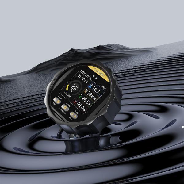 Quality TR24 Waterproof Marine Battery Monitoring System With Color Screen 8-100V 0-500A for sale