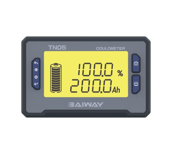 Quality TN05 Smart Shunt Battery Monitor Segment Code Screen 8-80V 0-75A High Integration for sale