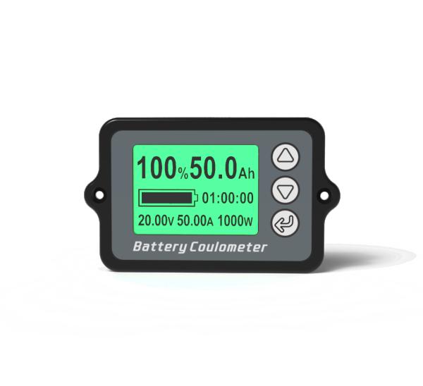 Quality TK15 1.5 Inch Shunt Based Battery Monitor 8-120V 0-500A For LFP Lead Acid Sodium Ion Battery for sale