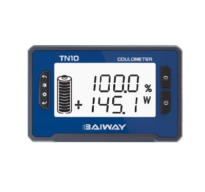 China Monitor de batería basado en derivación TN10, código de segmento, pantalla 8-80V 0-150A, compacto en venta