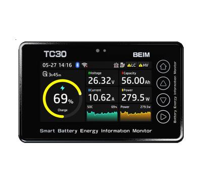 중국 TC30 3.0인치 방수 배터리 모니터 고해상도 터치스크린 (BT/WiFi 포함) 판매용