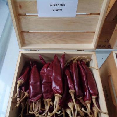 China Umidade secada picante 8%-12% do Chile Guajillo com o 10-15cm frutado e fumarento à venda